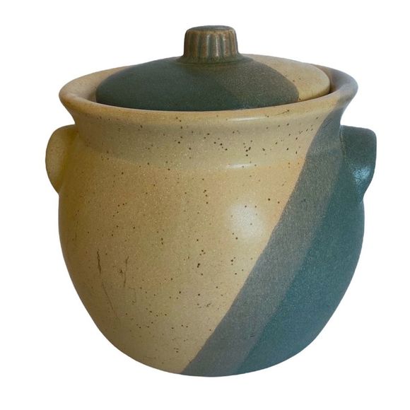 Kitchen | Vintage Ceramic Crock Pot Jar Earthenware Stoneware | Poshmark